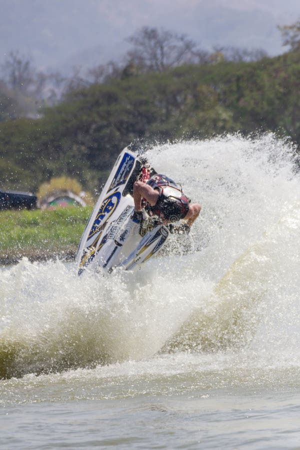 Show Freestyle the Jet Ski Stunt Action Editorial Photography - Image ...