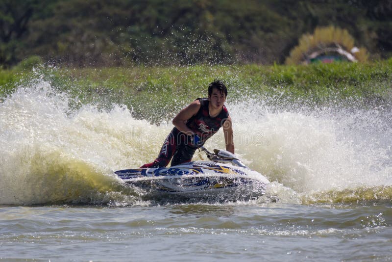 Show Freestyle the Jet Ski Stunt Action Editorial Stock Photo - Image ...