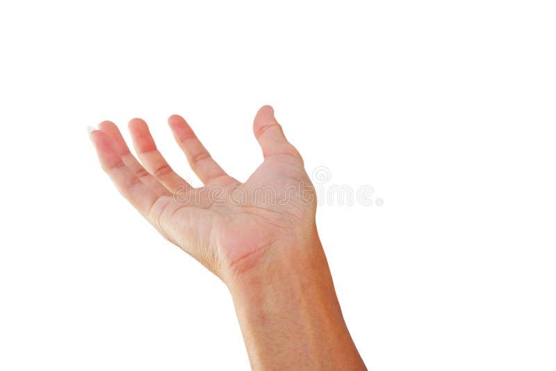 Show Hand for Get Something Stock Image - Image of closeup, palm: 188365785