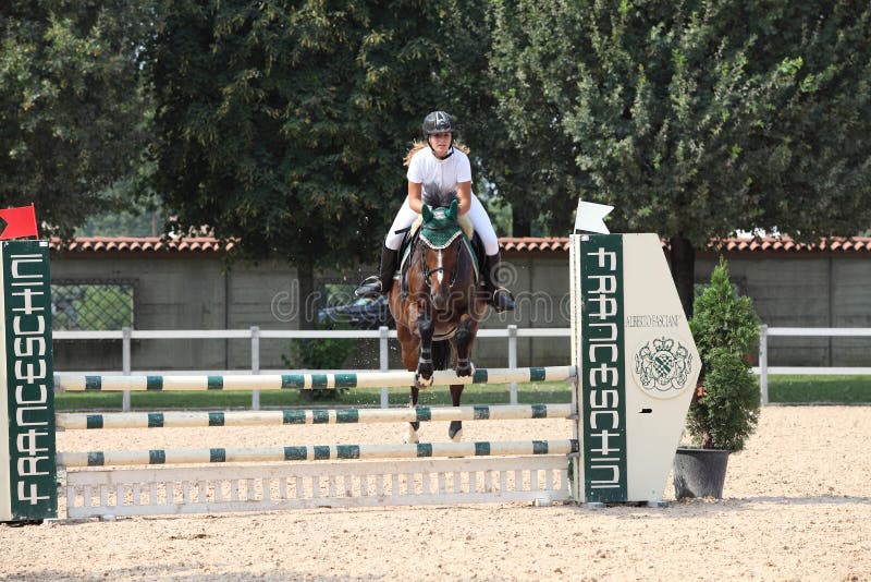 Show jumping editorial stock image. Image of horse, show - 21619784