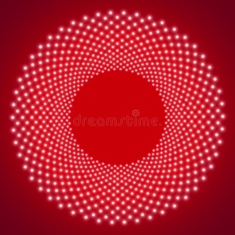 Show Light Circle Red Background. Stock Vector - Illustration of ...