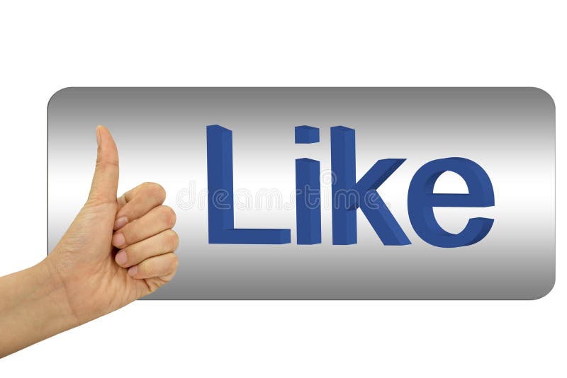 Like us button stock image. Image of manager, connect - 35765173