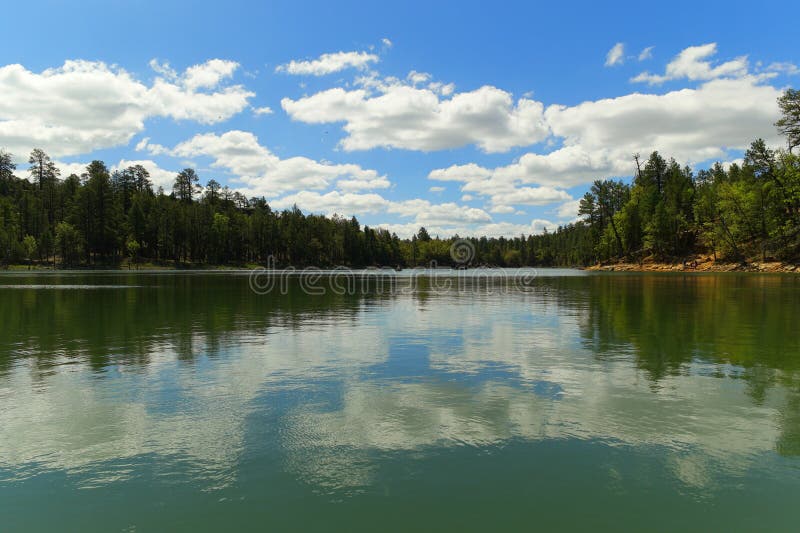 Show Low lake Arizona stock photo. Image of mountain - 55543298