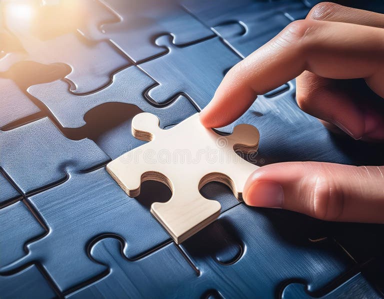 Show a Puzzle Piece Fitting into a Compliance-themed Puzzle ...