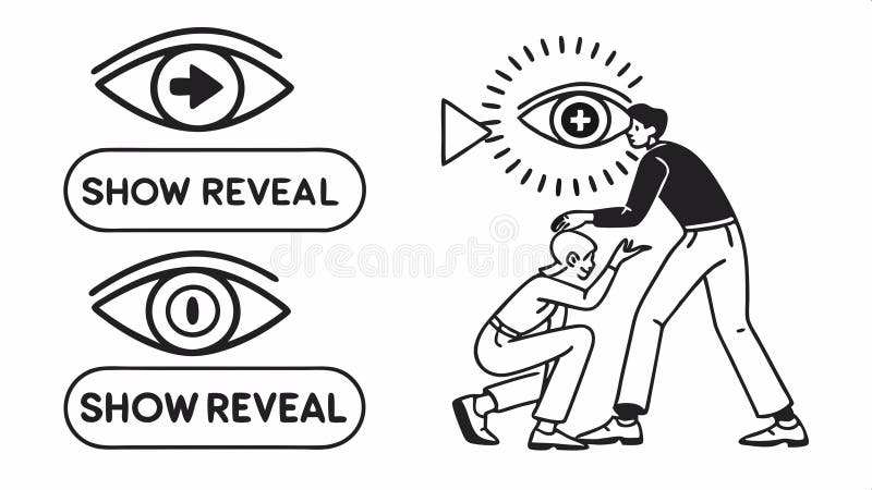Show Reveal Eye Icon, Visibility and Access, User Interface Element ...