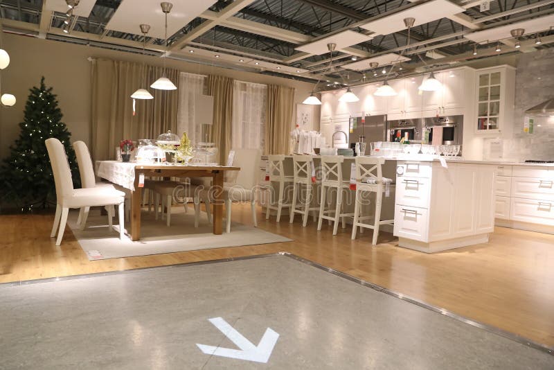 Show Room Inside Ikea Store Editorial Image - Image of accessory ...