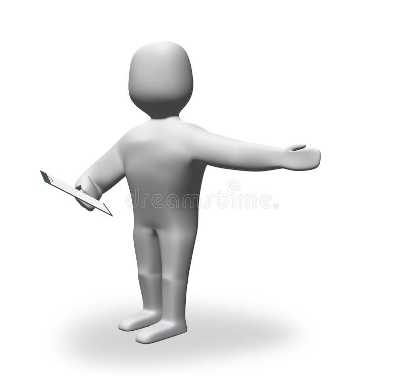 Show way stock vector. Illustration of character, hand - 8958775