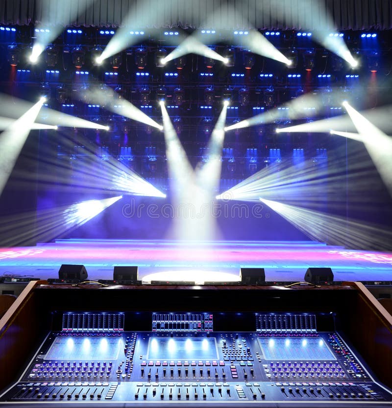 Sound system in concert stock image. Image of entertainment - 23121475