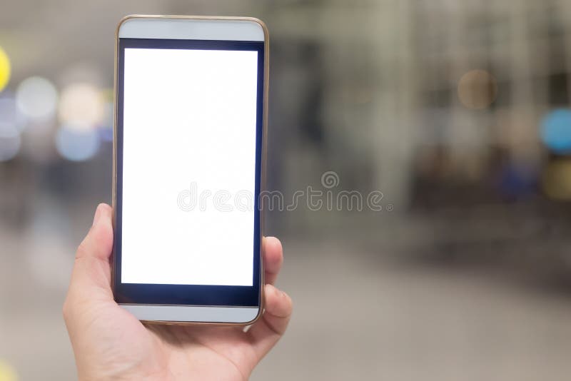 Show your phone for you stock image. Image of smart, mobile - 80250939