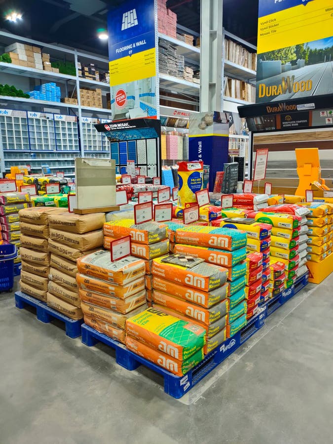 Showcase Area for Super Cement Products. Editorial Photography - Image ...