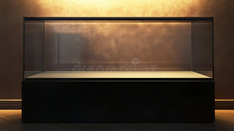Showcase display box stock illustration. Illustration of exhibit ...