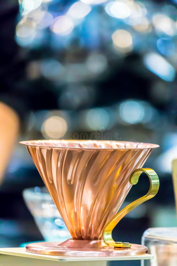 Showcase Drip Coffee Maker by Barista Stock Image - Image of maker ...