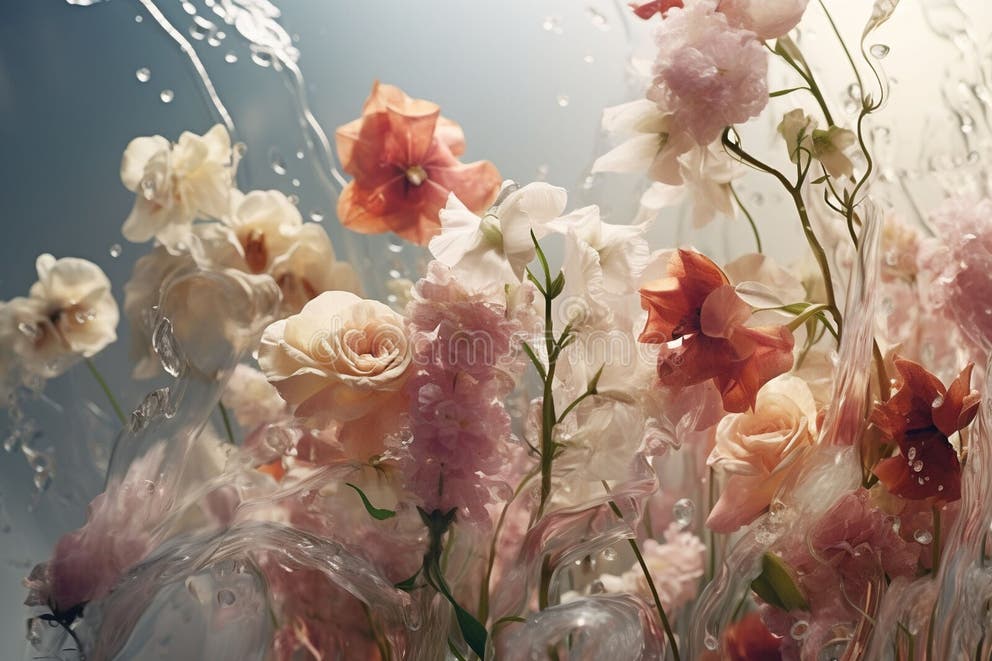 Showcase the Elegance of Pressed Flowers Stock Illustration - Illustration of bloom, creating ...