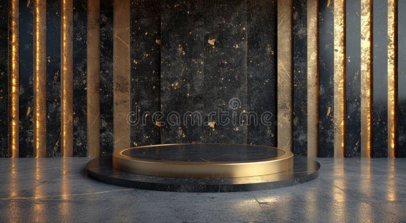 Showcase Empty Podium, Banner, and Stand Versatile Copy Space, Ideal ...