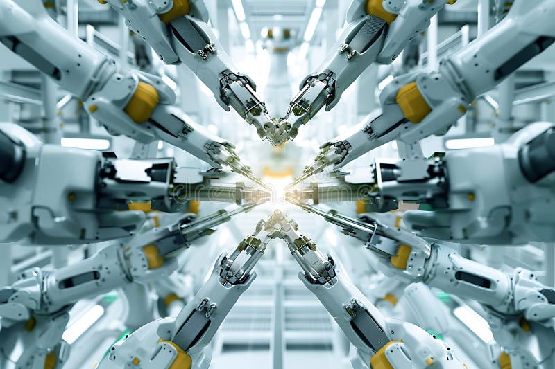 Robots Collaborating and Optimizing Operations in an Industrial Hall ...