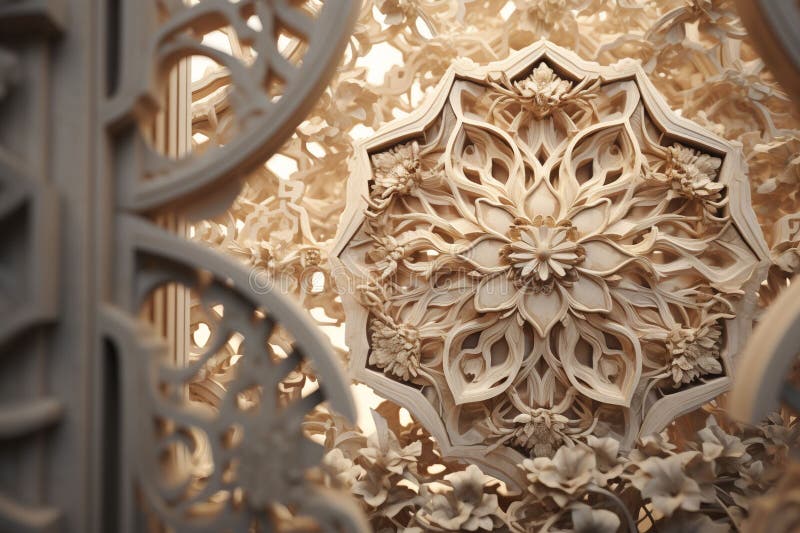 Showcase the Intricate Details of Islamic Stock Illustration ...