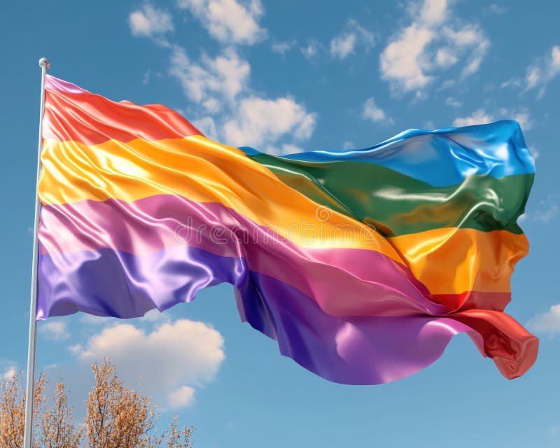 Celebrate LGBTQ+ Pride and Unity with this Vibrant Image Featuring the ...