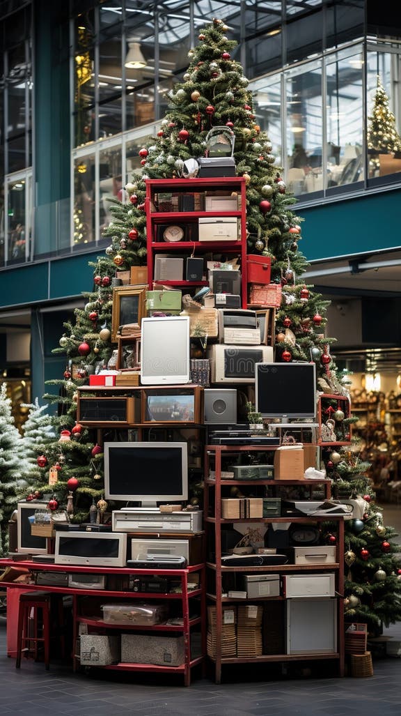 Showcase of Old Electronic Devices Stock Image - Image of devices ...