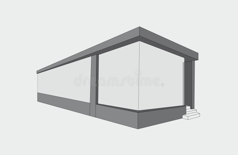 Showcase perspective stock vector. Illustration of design - 79100166