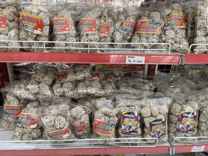 Showcase of Snacks, Various Kinds of Souvenirs Typical of Tulungagung ...