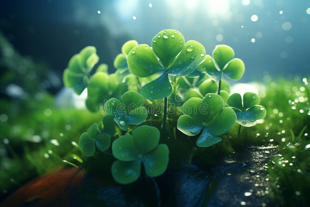 Showcase the Vibrant Colors of Clover in Stock Illustration ...