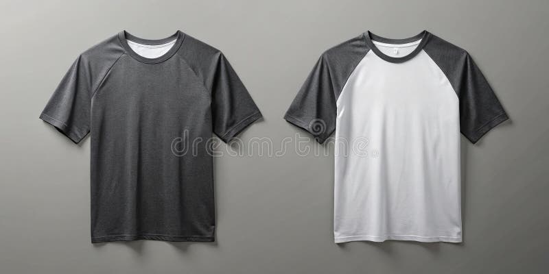 Showcase Your Apparel Designs with this Modern Raglan TShirt Mockup a ...