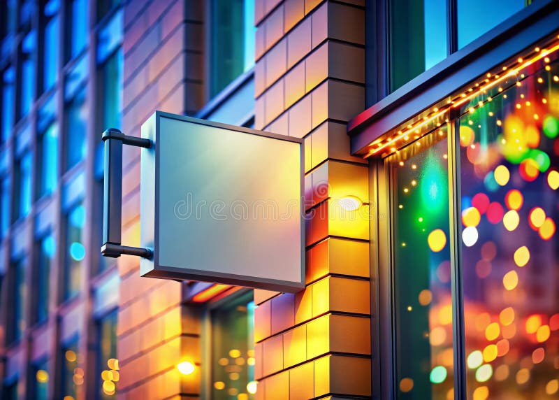 Showcase Your Brand with a Customizable Horizontal Building Sign Mockup ...