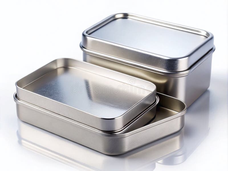Showcase Your Brand with Exquisite Metal Tin Packaging Double Exposure ...