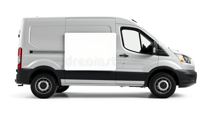 Delivery Van Magnet Mockup a HighQuality Branding Template for Vehicles ...