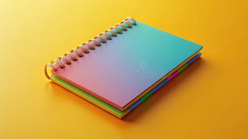 Showcase Your Brand with this Stunning Panoramic Ringed Notebook Mockup ...