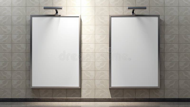 Double Poster Frame Mockups Versatile Advertising Templates for Print ...