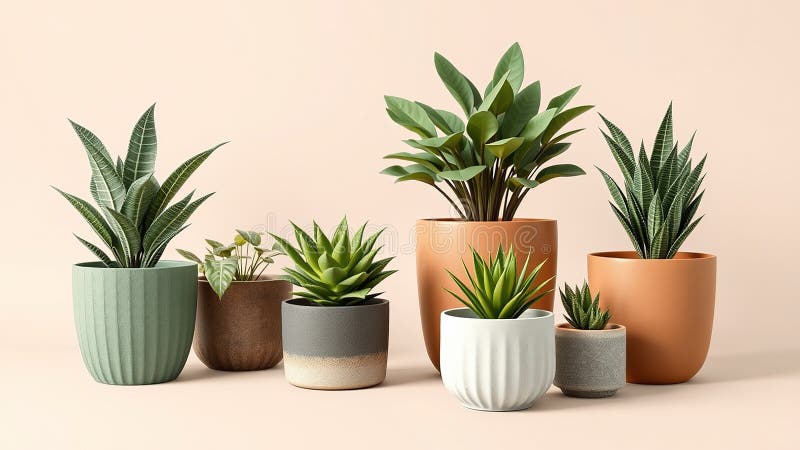 Elegant Empty Pot Planters Versatile Mockups for Home and Garden Design ...