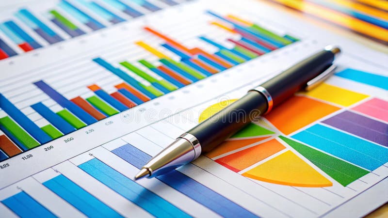 Vibrant Data Visualization Business Charts and Graphs for Compelling ...