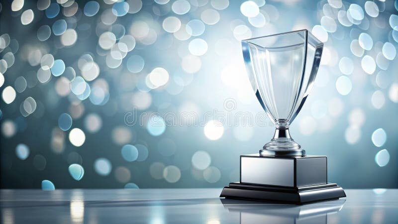 Showcase Your Design: Blank Glass Trophy Mockup for Award Design ...