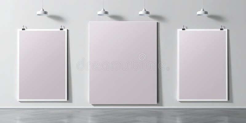 Blank Poster Mockups Various Sizes Formats for Design Inspiration Print ...