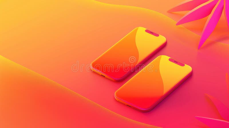 Showcase Your Design with 3D Vector Smartphone Mockups. Realistic and ...