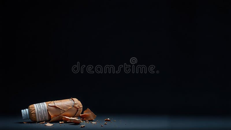 Damaged Product Mockup Studio Shot with Blank Space for Branding Design ...