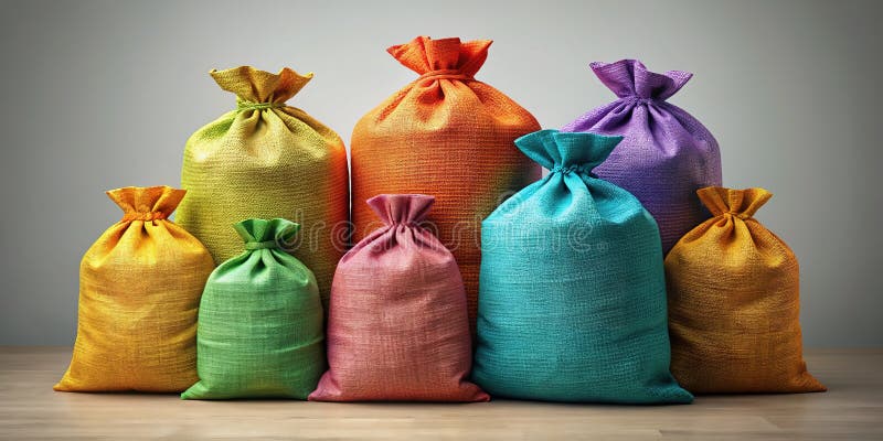 Versatile Sack Mockup for Packaging Design Merchandise Presentation ...