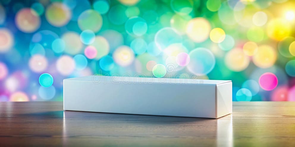 Showcase Your Product in Style Elegant White Long Rectangular Box ...