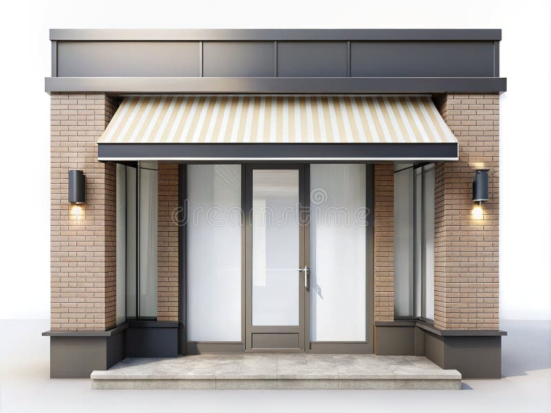 Modern Storefront Mockup Customizable Display Template for Retail ...