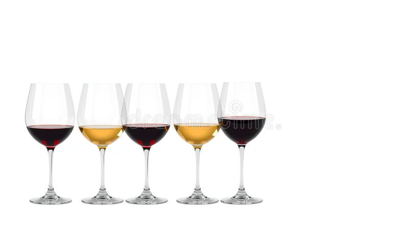 Showcase Your Wine Tasting Flight a HighQuality Mockup for Diverse Wine ...