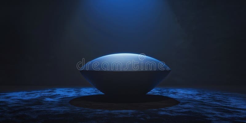 Showcased Under Neon Spotlights on the Dark Stage Stock Photo - Image ...