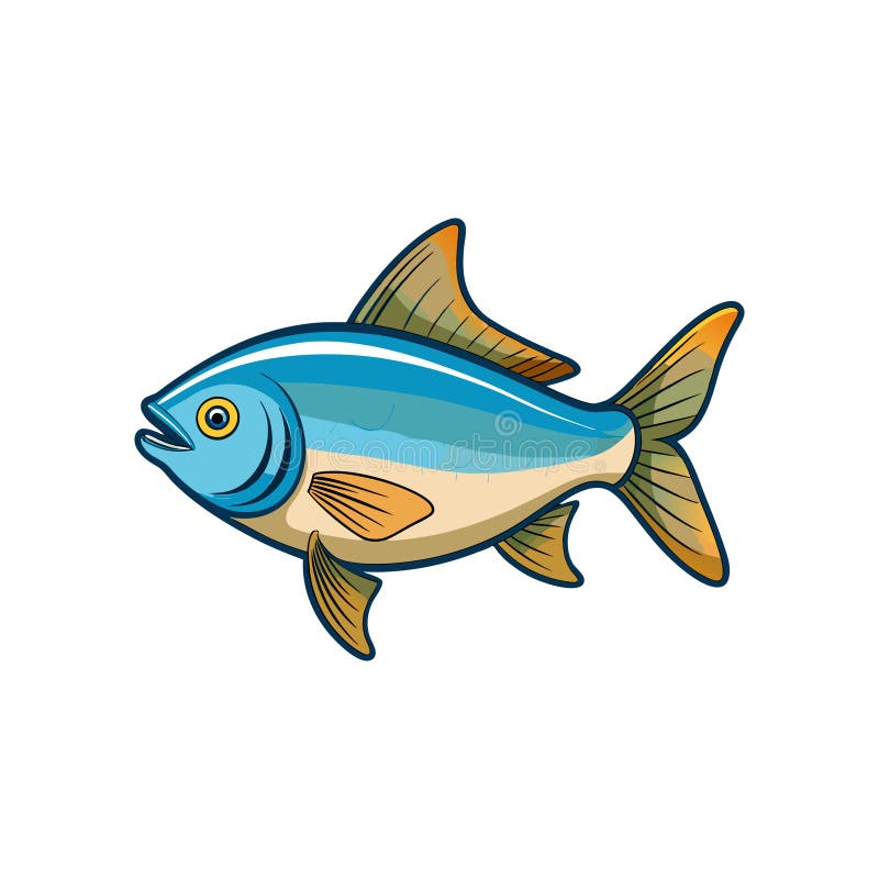 Stunning Chub Fish Underwater Illustration Stock Photo - Illustration ...