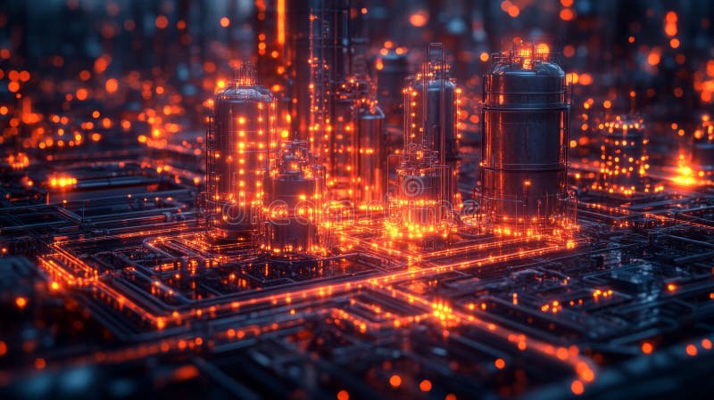 Showcasing Advanced Mining Infrastructure and Energy Generation Systems ...