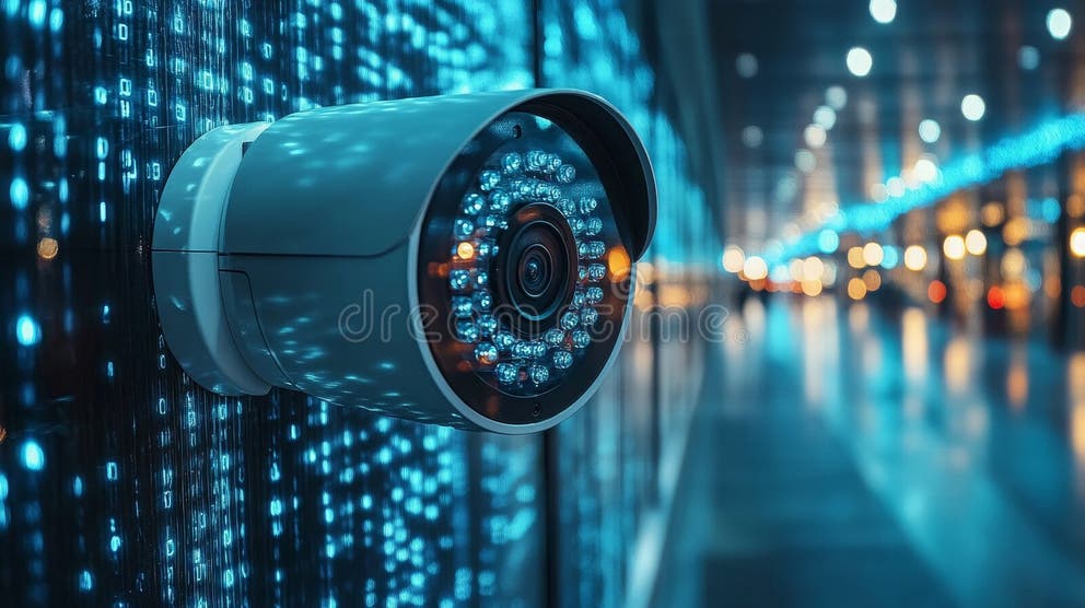 Showcasing Advanced Security Camera Technology in a Modern Urban ...