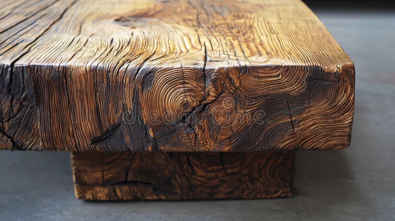 Showcasing Artisan Craftsmanship Close-up of Reclaimed Wood Textures in ...
