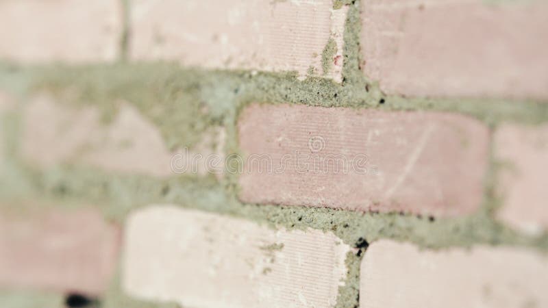 Showcasing a Brick Wall Made of Tiny Bricks Stock Video - Video of ...