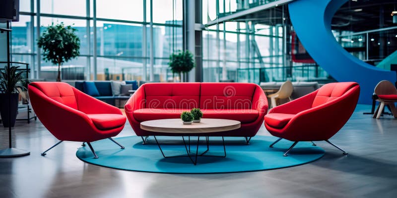 Showcasing a Collaborative Lounge Area with Comfortable Seating and ...