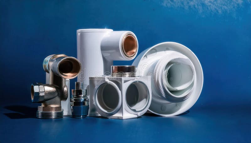 Showcasing a Complete Range of Plumbing Fixtures Displayed Against a ...