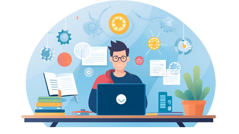 Online Learning Portal Stock Illustrations – 84 Online Learning Portal ...